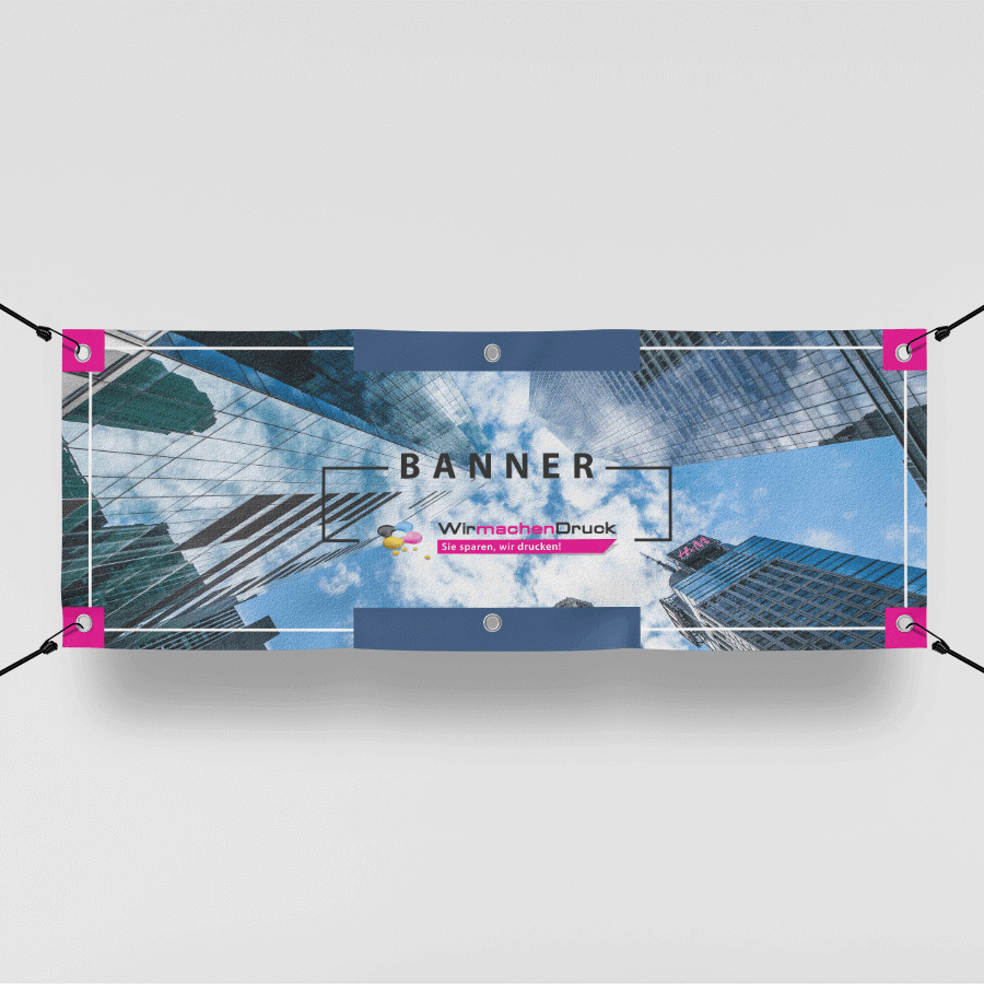 Textil-Banner festes Format günstig online bedrucken | WIRmachenDRUCK.de