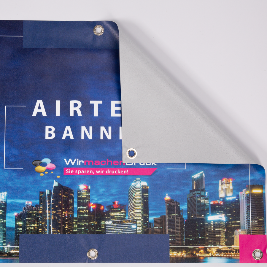 AIRTEX® Banner, 4/0-farbig bedruckt, Ösen im Abstand von 50 cm rundum ...