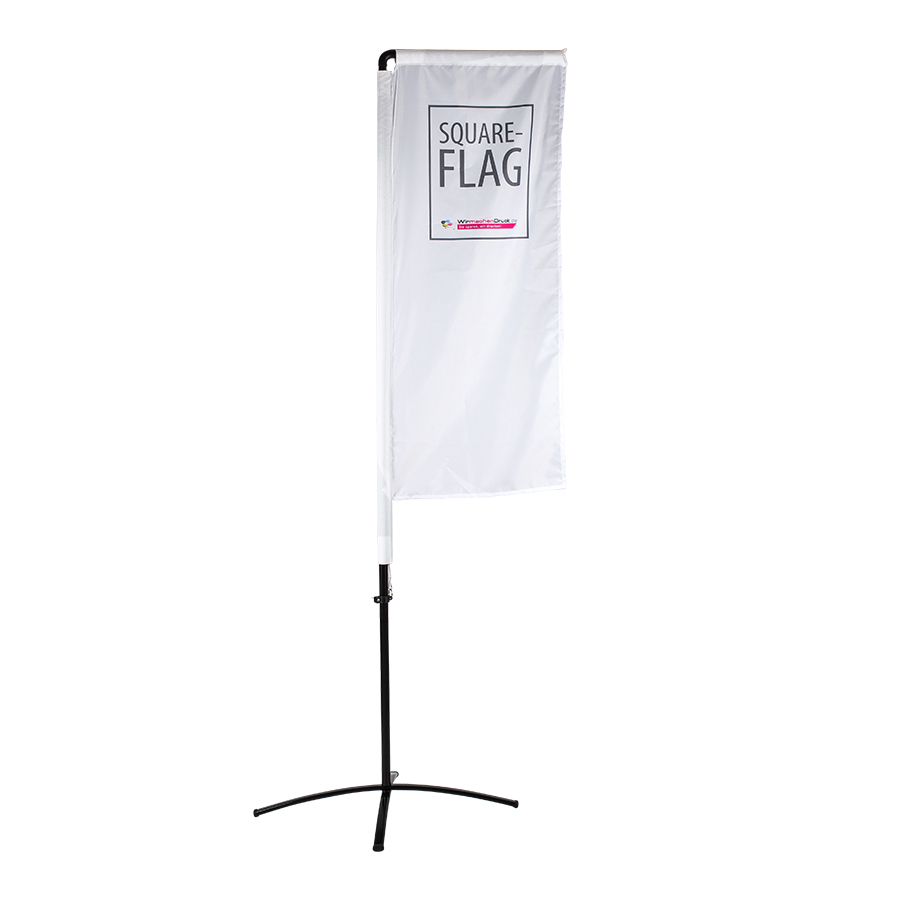 Beachflag Square Medium 4 0 Farbig Bedruckt Inkl Gestänge Und 6kg